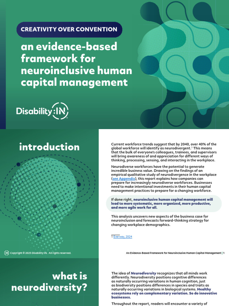 Neurodiversity in the Workplace Report Final+508 | PDF | Cognition ...