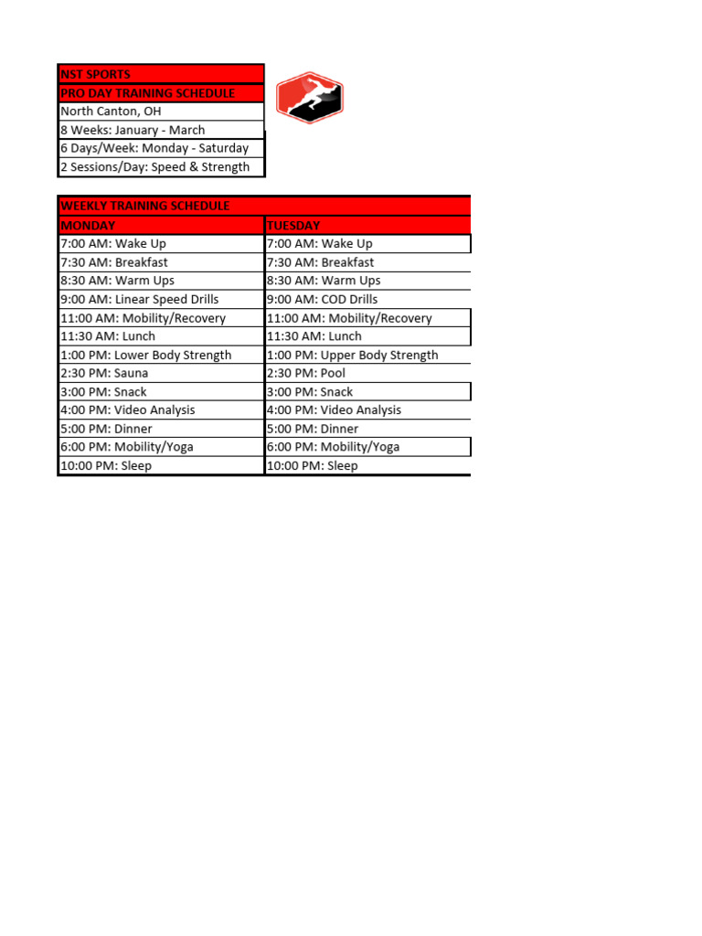 Training Schedule 2023 | PDF