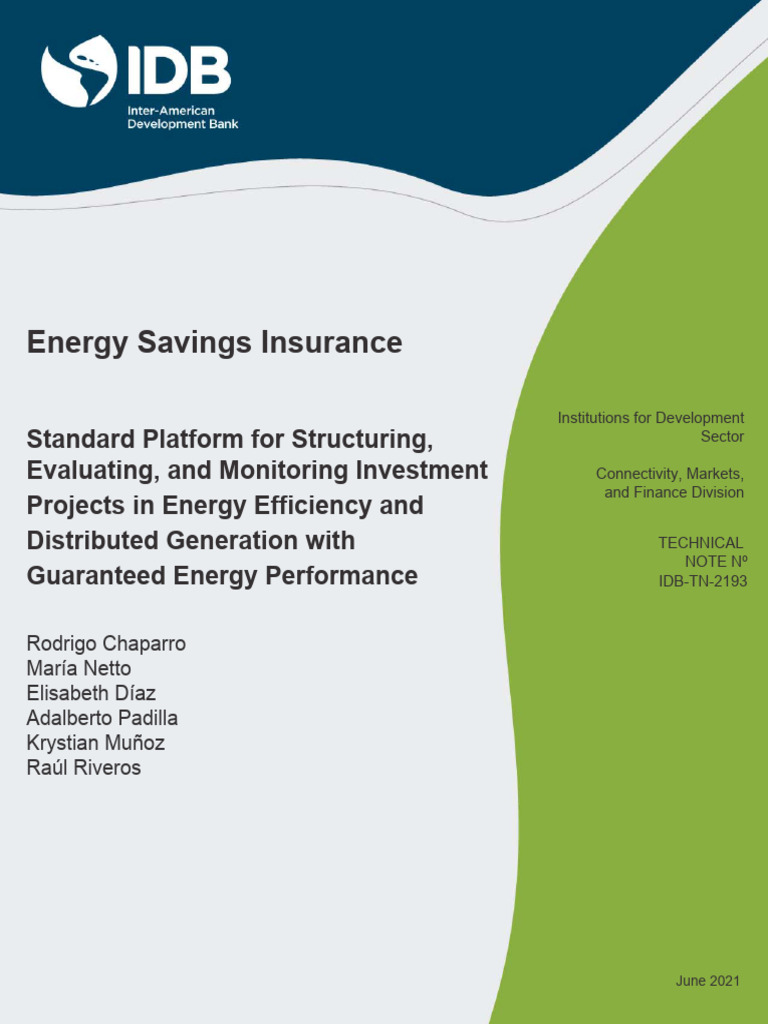 Energy Efficiency Investment Standards | PDF | Energy Conservation ...