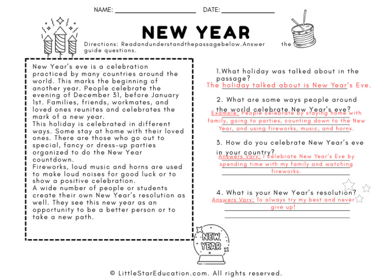 New Year's Eve Celebration Guide | PDF