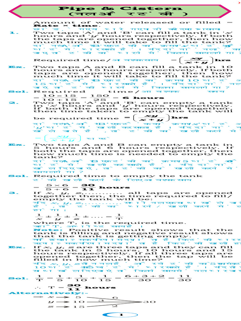 11 Pipe Cistern | PDF