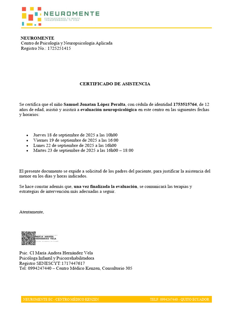 Copia de Certificado Pcte Samuel Lopez Nm-signednm | PDF