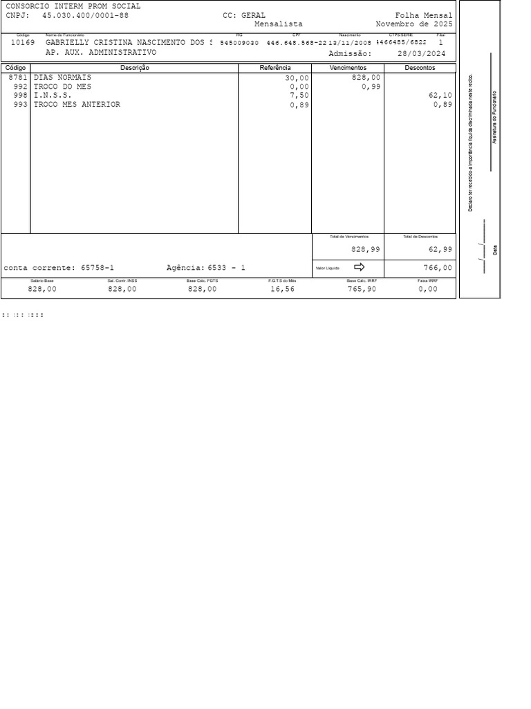 Payslips | PDF | Estado de bem-estar social | Bem-estar social