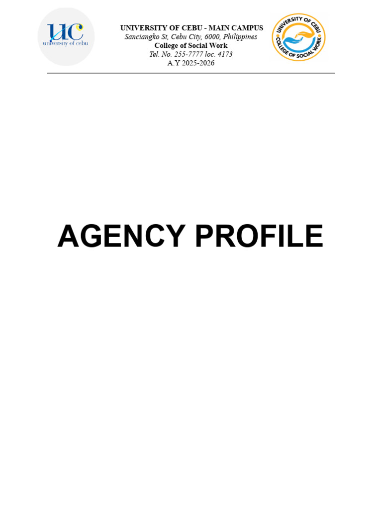 AGENCY PROFILE_merged | PDF | Social Work | Justice