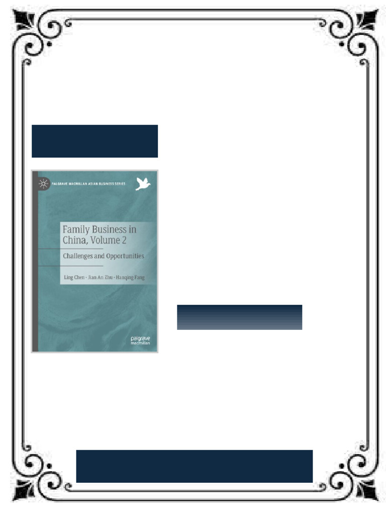 Family Business in China, Volume 2: Challenges and Opportunities 1st ...