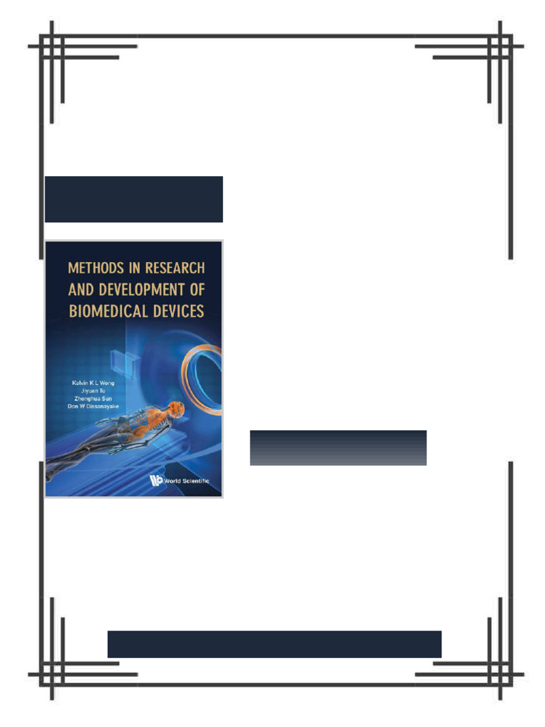 Methods in Research and Development of Biomedical Devices 1st Edition ...