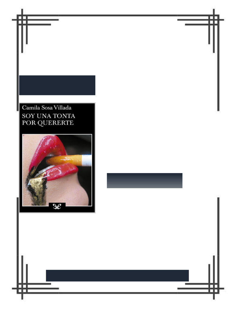 Soy una tonta por quererte 1st Edition Camila Sosa Villada full ebook ...