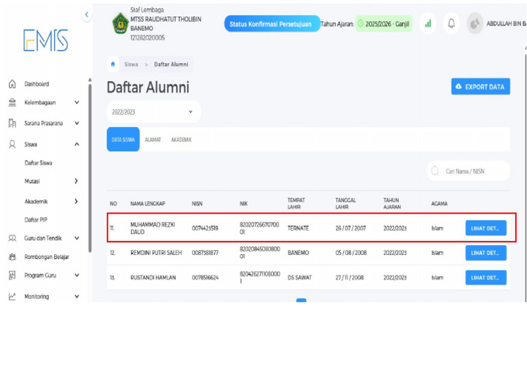 Data Alumni | PDF