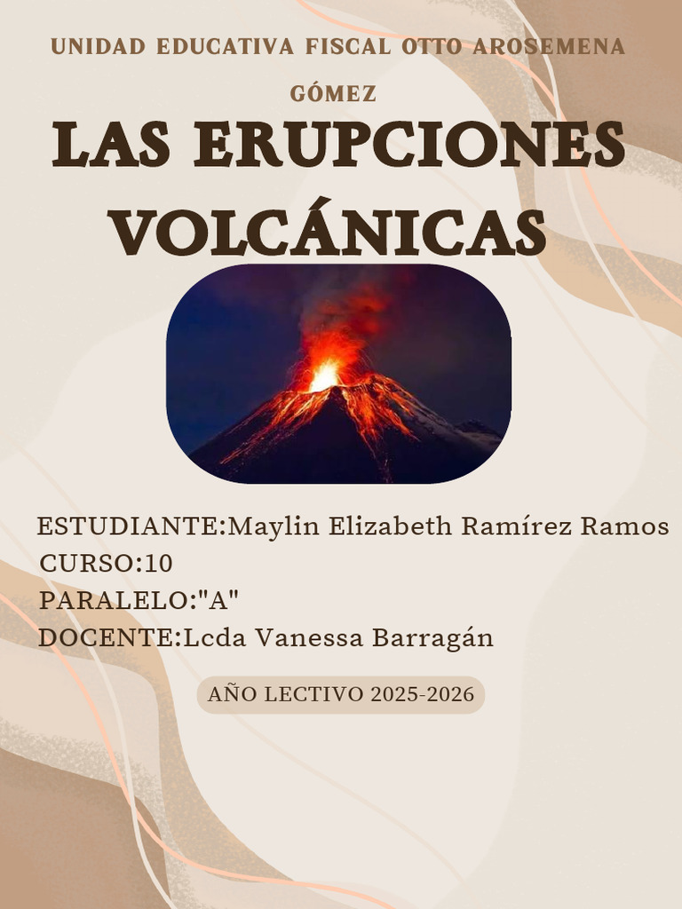 Documento A4 Portada Proyecto Orgánico Profesional Marrón y Beige ...