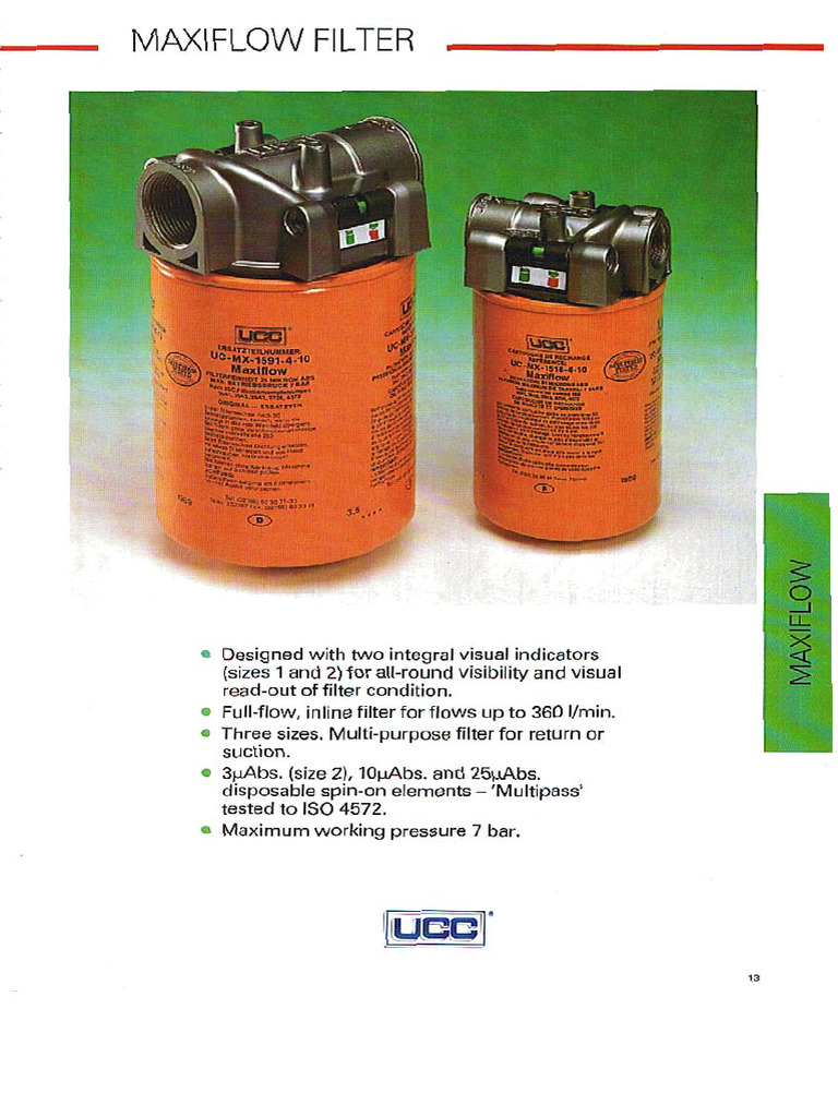 Maxiflow Filter | PDF