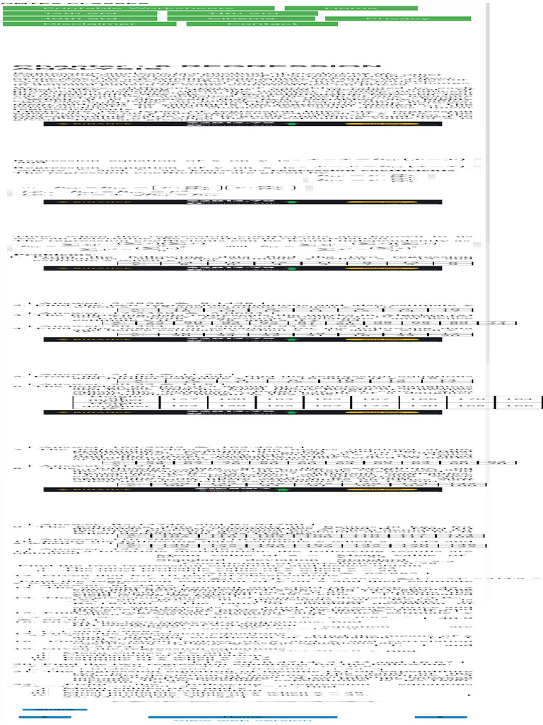 Regression Analysis Worksheets | PDF | Regression Analysis | Linear ...