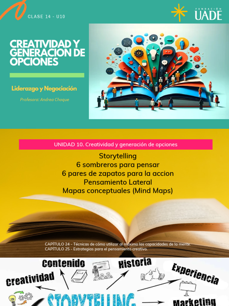 Clase - Creatividad | PDF | Cuentacuentos | Pensamiento