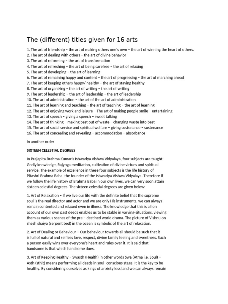 16 Celestial Arts | PDF