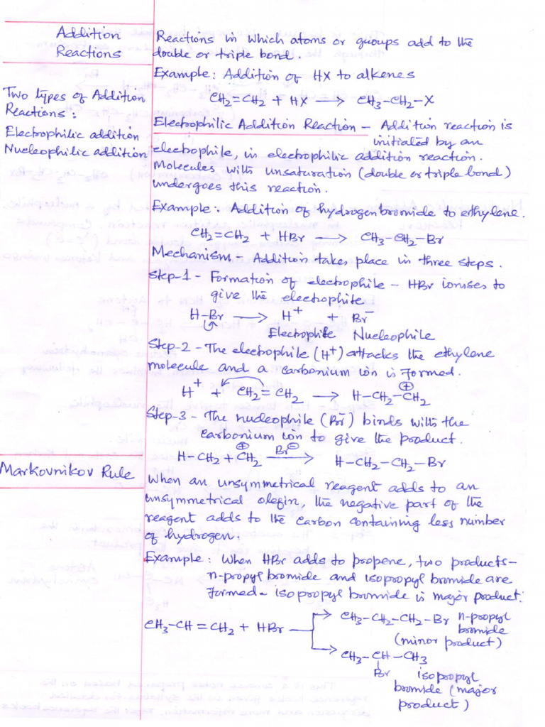 (HW) Notes On Reaction Mechanism-3 | PDF