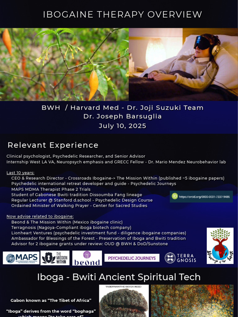 Ibogaine Therapy: Overview and Insights | PDF | Opioid | Reward System