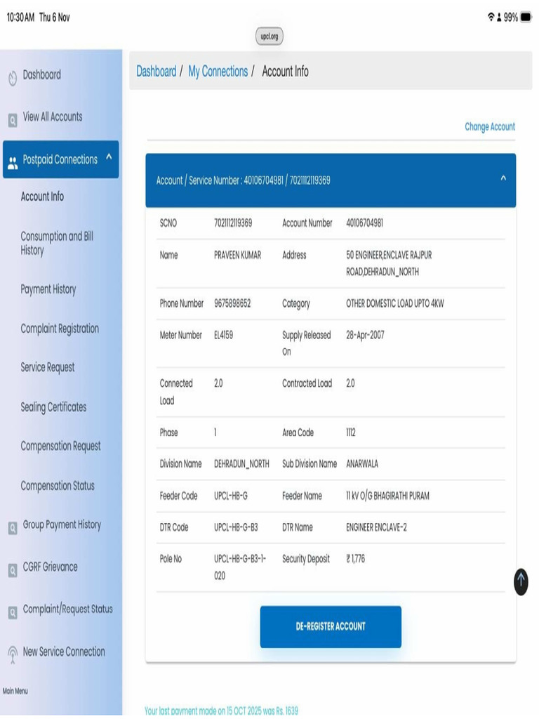 Bill UPCL | PDF
