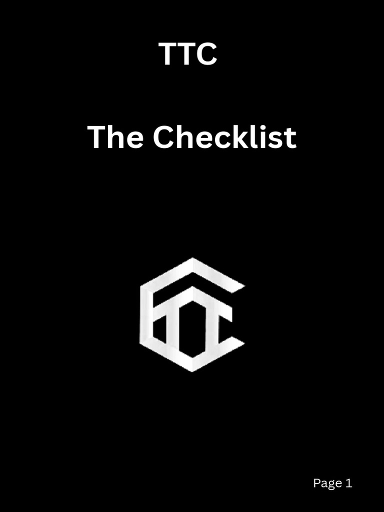 Checklist | PDF