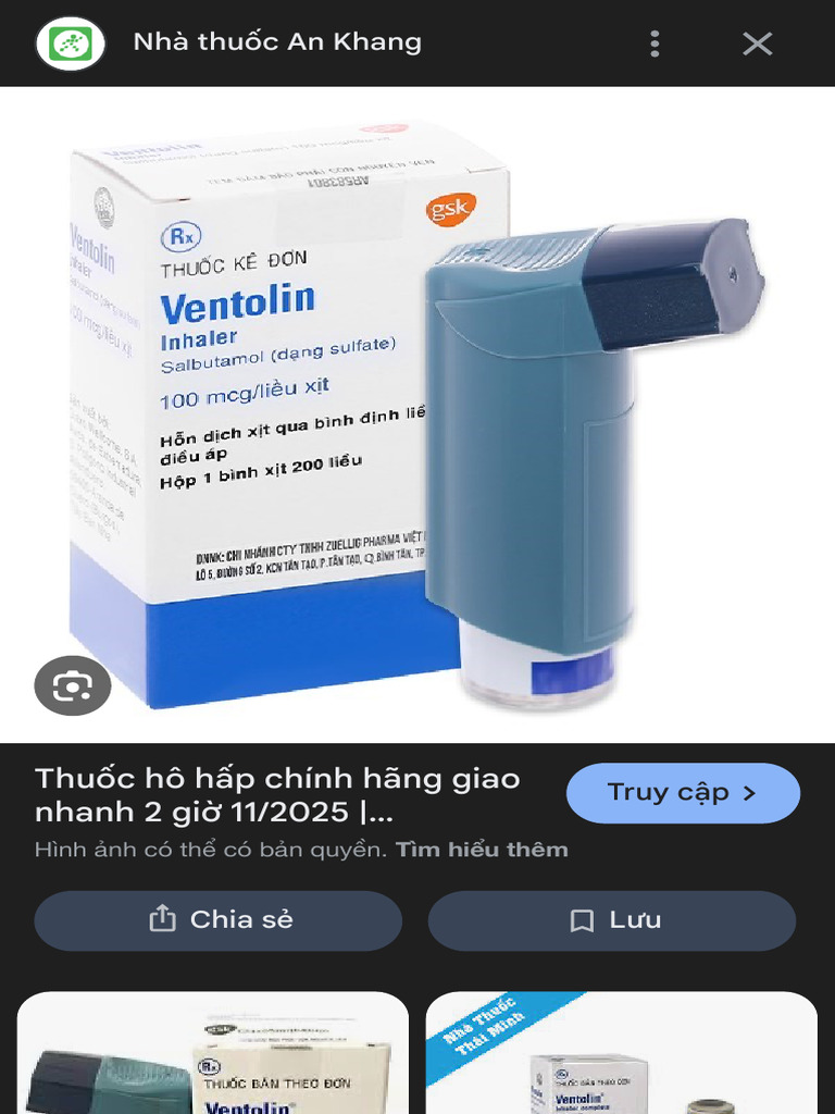 Thuốc Hen - Tìm Trên Google | PDF