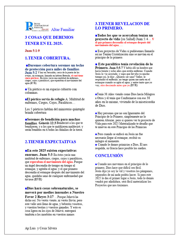 3 Cosas que debemos tener | PDF | Creencia religiosa y doctrina