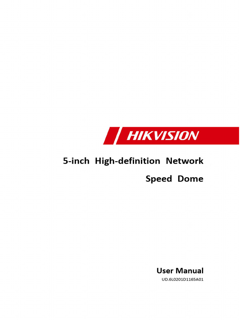 5 Inch High-Definition Network Speed Dome User Manual_V5.1.0 | PDF | Ip ...