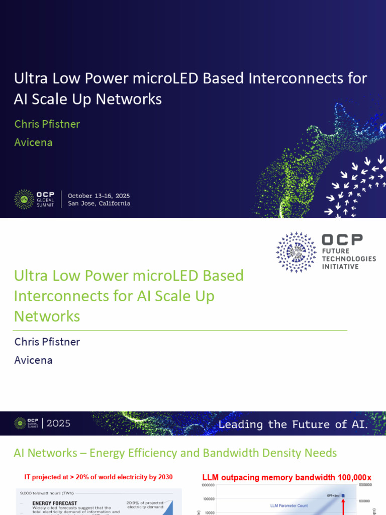 Ultra Low Power microLED Interconnects | PDF | Optical Fiber | Electronics
