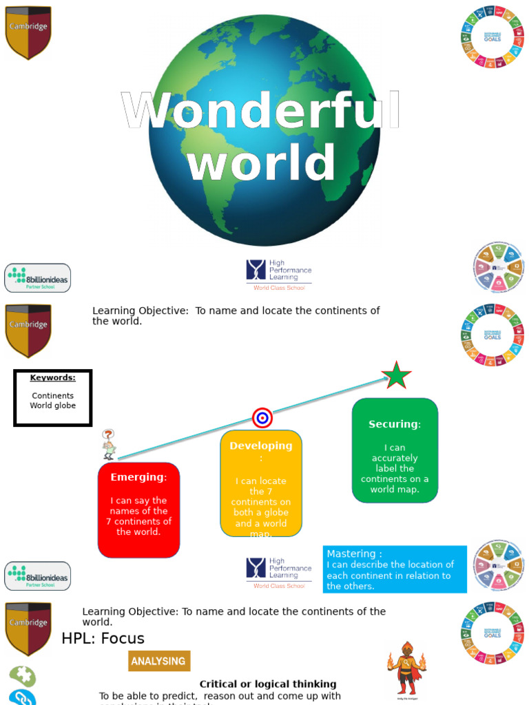 Learn the 7 Continents of the World | PDF | Continent | Geography