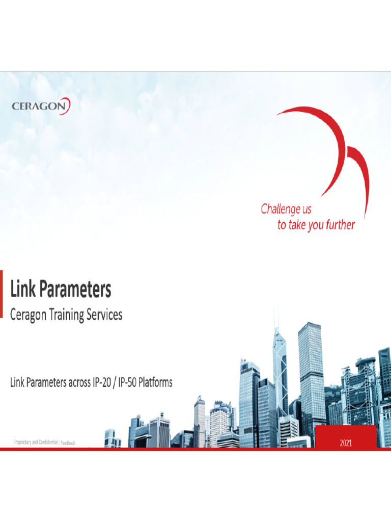 Radio Link Parameters for FibeAir Systems | PDF | Radio | Wireless