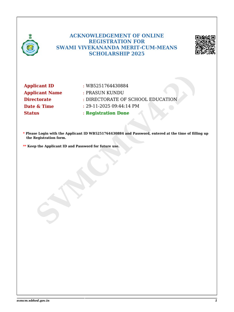Acknowledgement Slip | PDF