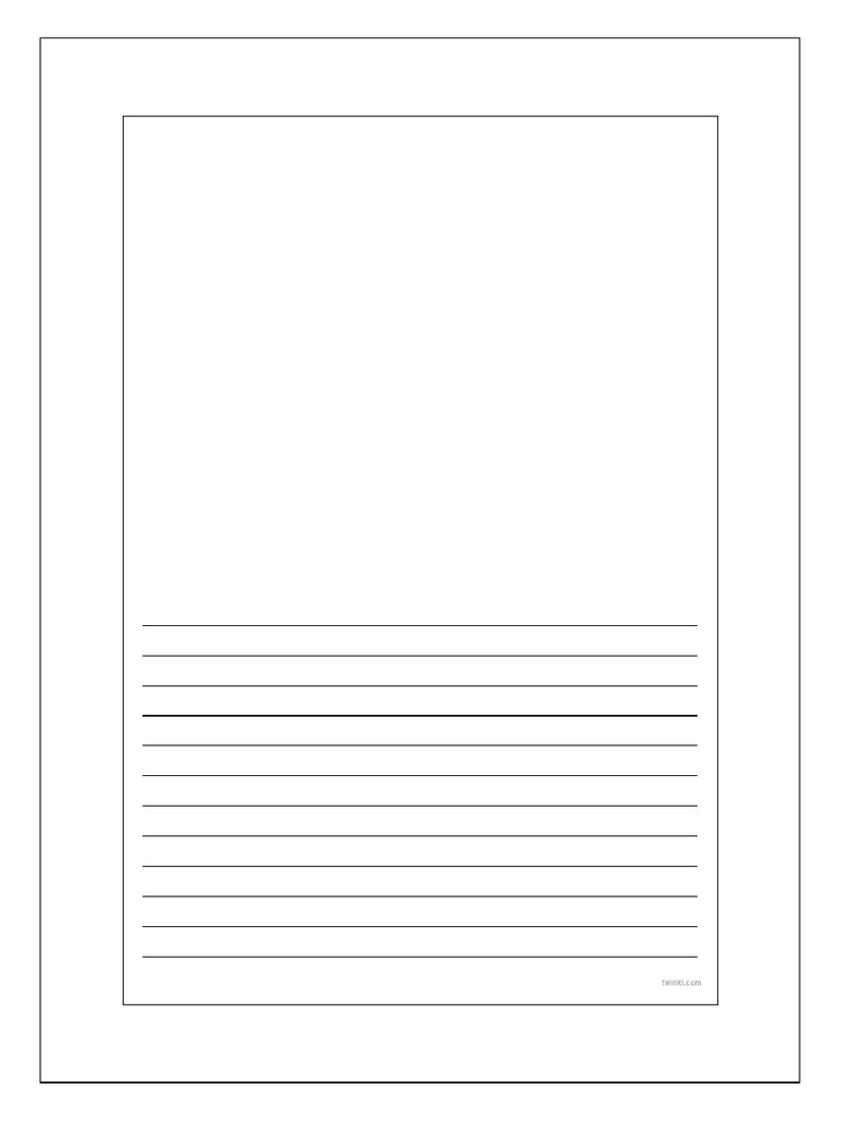 Half Page Narrow Lines | PDF