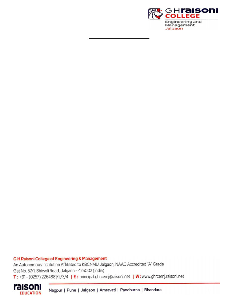 BCA Project Declaration Template | PDF