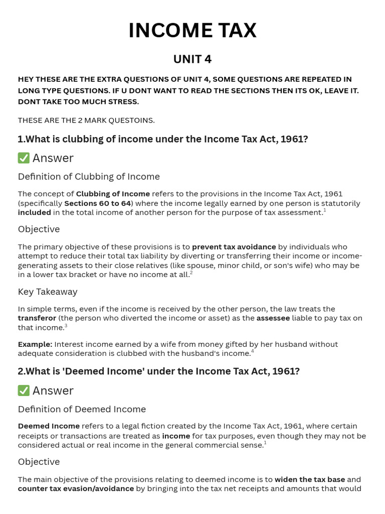 It, Extra QS U4 | PDF | Tax Deduction | Taxes