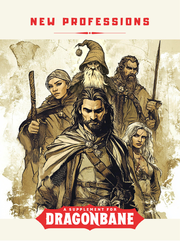 Dragonbane RPG: New Professions Guide | PDF | Magician (Fantasy)
