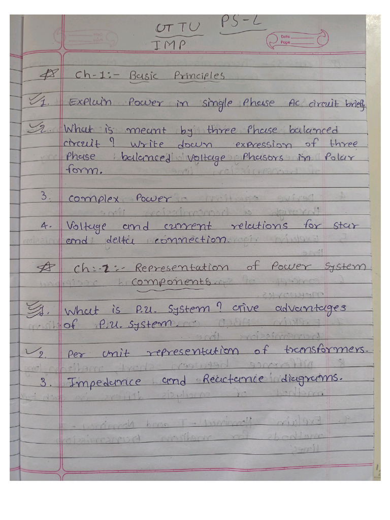 Power System 2 Gtu Imp | PDF