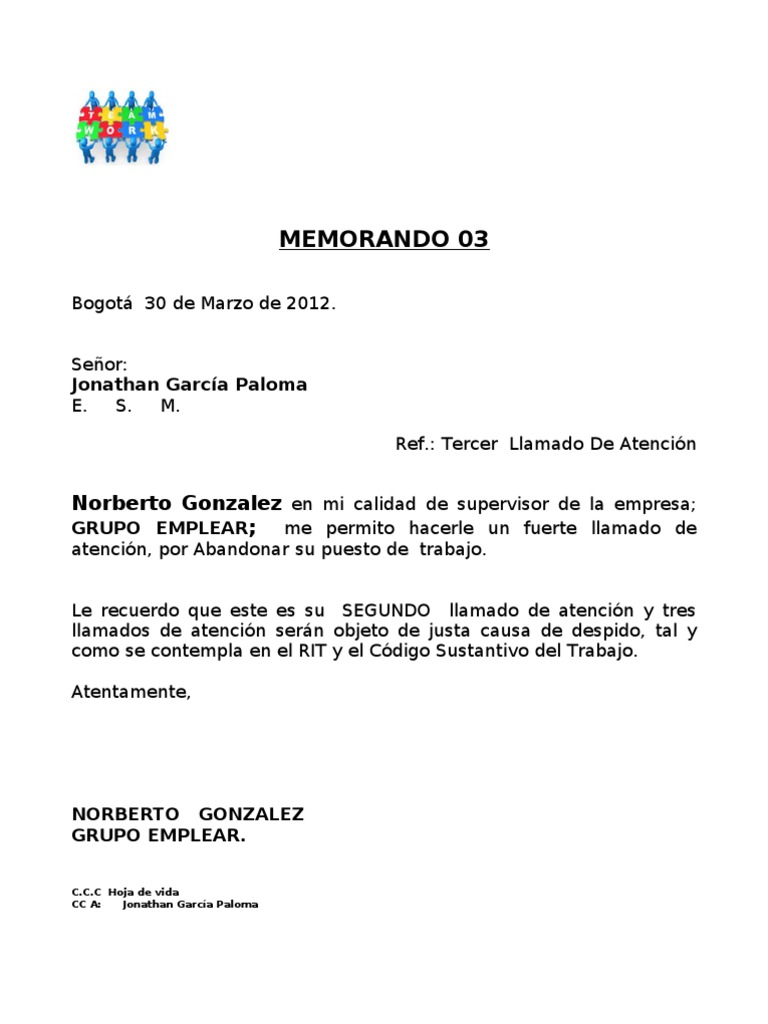 Modelo De Memorando Word - vrogue.co