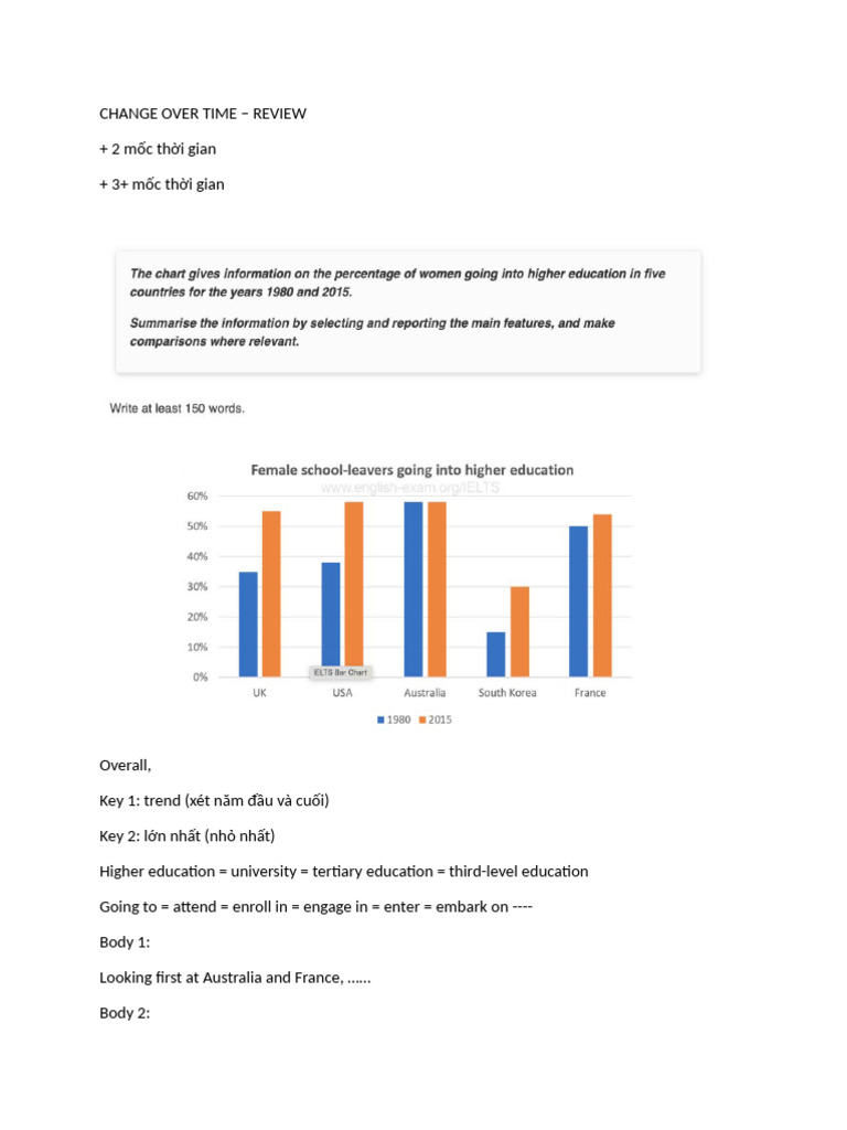 Change Over Time Review | PDF