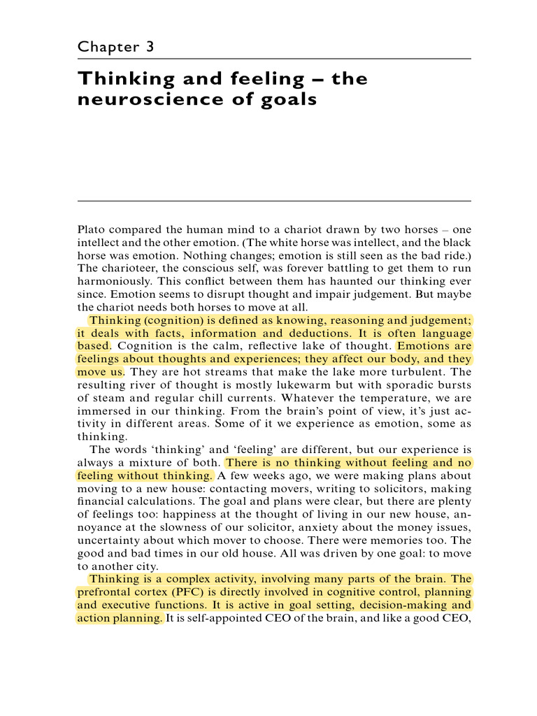 OConnor (2019) Coaching The Brain Ch3 | PDF | Prefrontal Cortex | Cognition