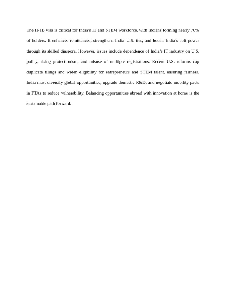 H-1B Visa | PDF