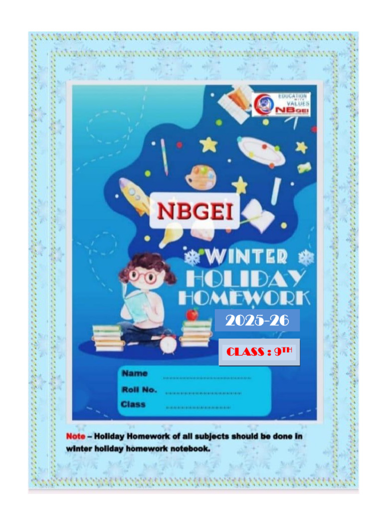 Class 9th Holiday Homework | PDF | Area | Triangle