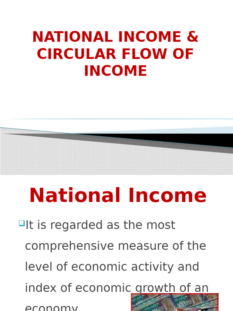 National Income and Circular Flow - Unit 5 | PDF | Measures Of National ...
