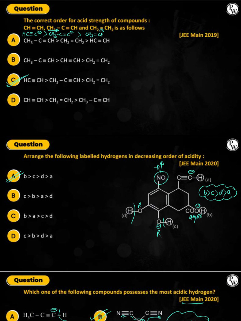 General Organic Chemistry - PYQ Discussion Notes - Prayas JEE 2025-21 ...