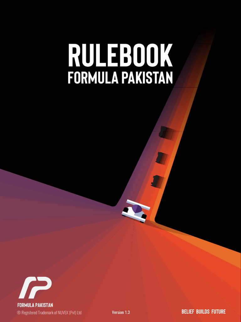 Formula Pakistan 2025 Rulebook | PDF | Regulatory Compliance ...
