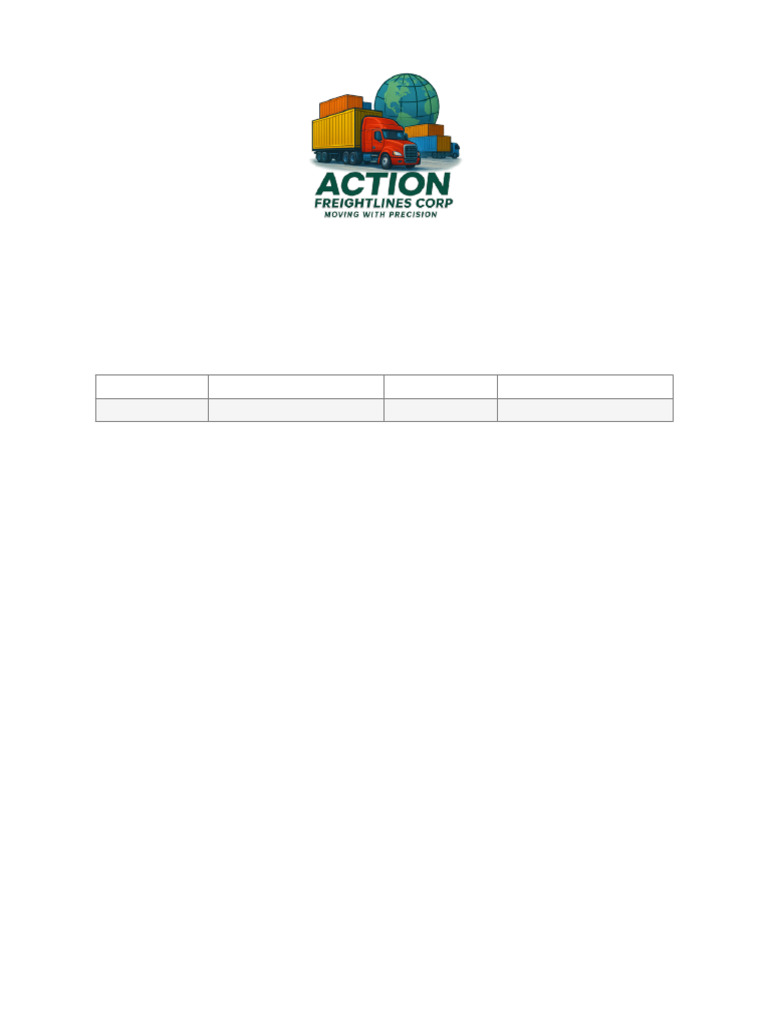 Action Freightlines Freight Sheet Mississauga Ottawa Dec29 | PDF