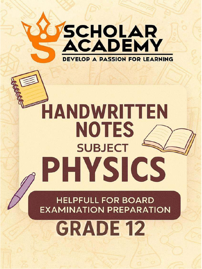 Physics Grade 12 Notes | PDF
