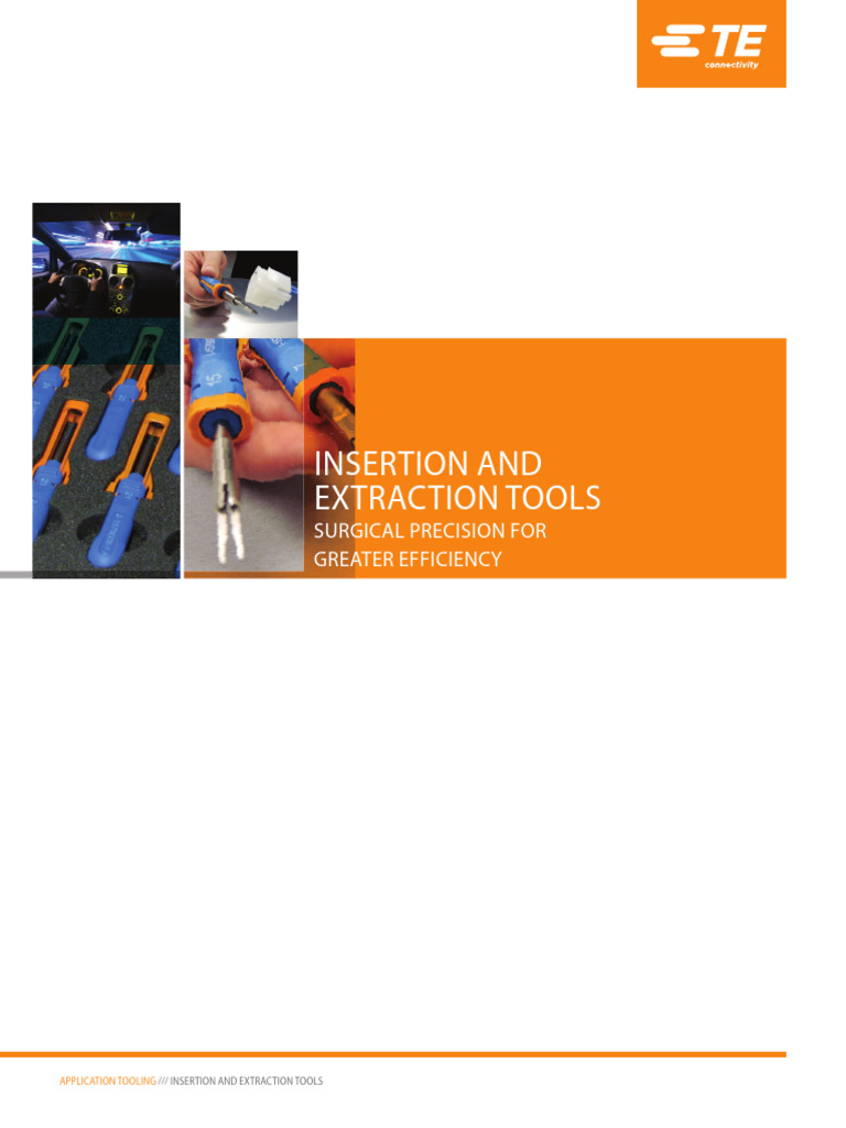 Precision Insertion & Extraction Tools | PDF | Electrical Connector