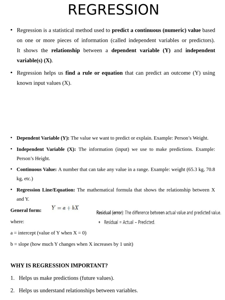 Regression | PDF | Linear Regression | Student's T Test