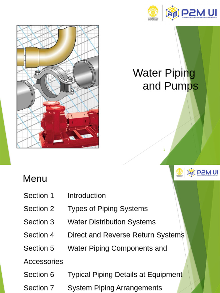 Water Piping and Pumps | PDF | Water | Thermodynamics
