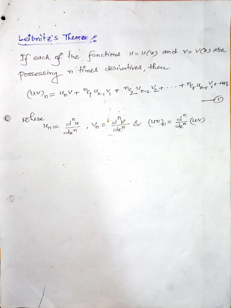 Leibniz's Theorem Applications and Examples | PDF