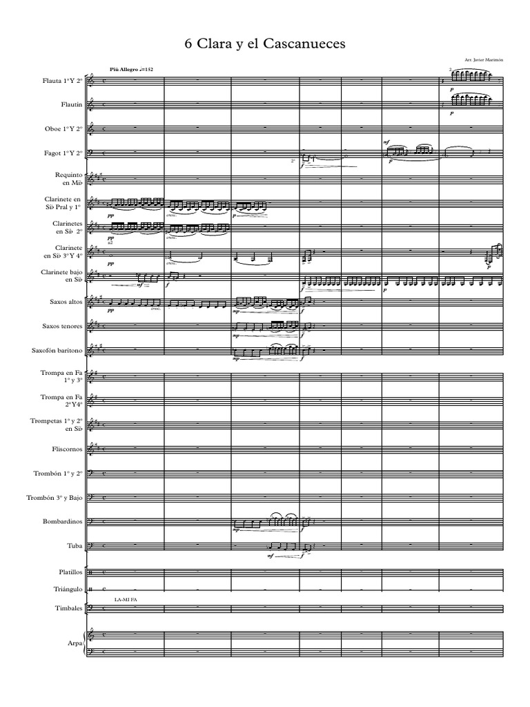6 Clara y El Cascanueces-partitura | PDF