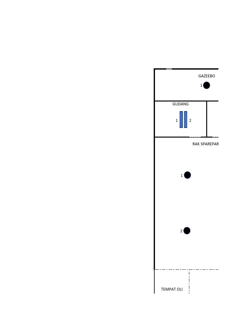Denah Lampu Workshop Ut Muara Lawa | PDF