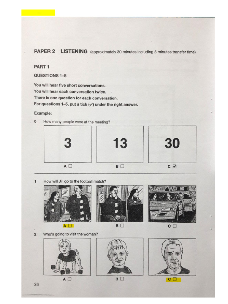 (Key p2) Ta1 - Ket 5 - Ket Trainers - Listening Practice For Mid-Term ...